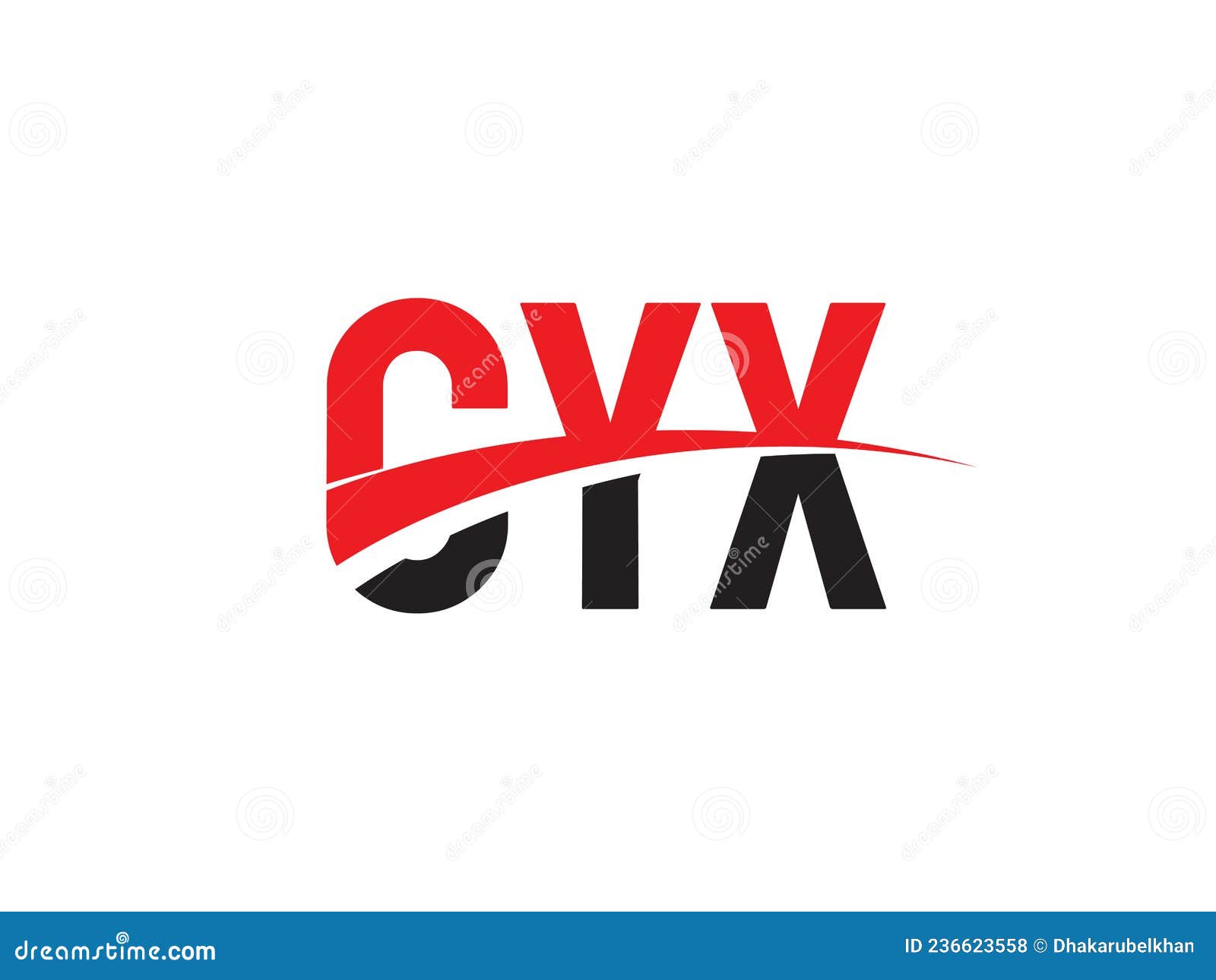CYX Letter Initial Logo Design Vector Illustration Stock Vector ...