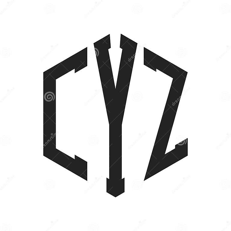 CYZ Logo Design. Initial Letter CYZ Monogram Logo Using Hexagon Shape ...