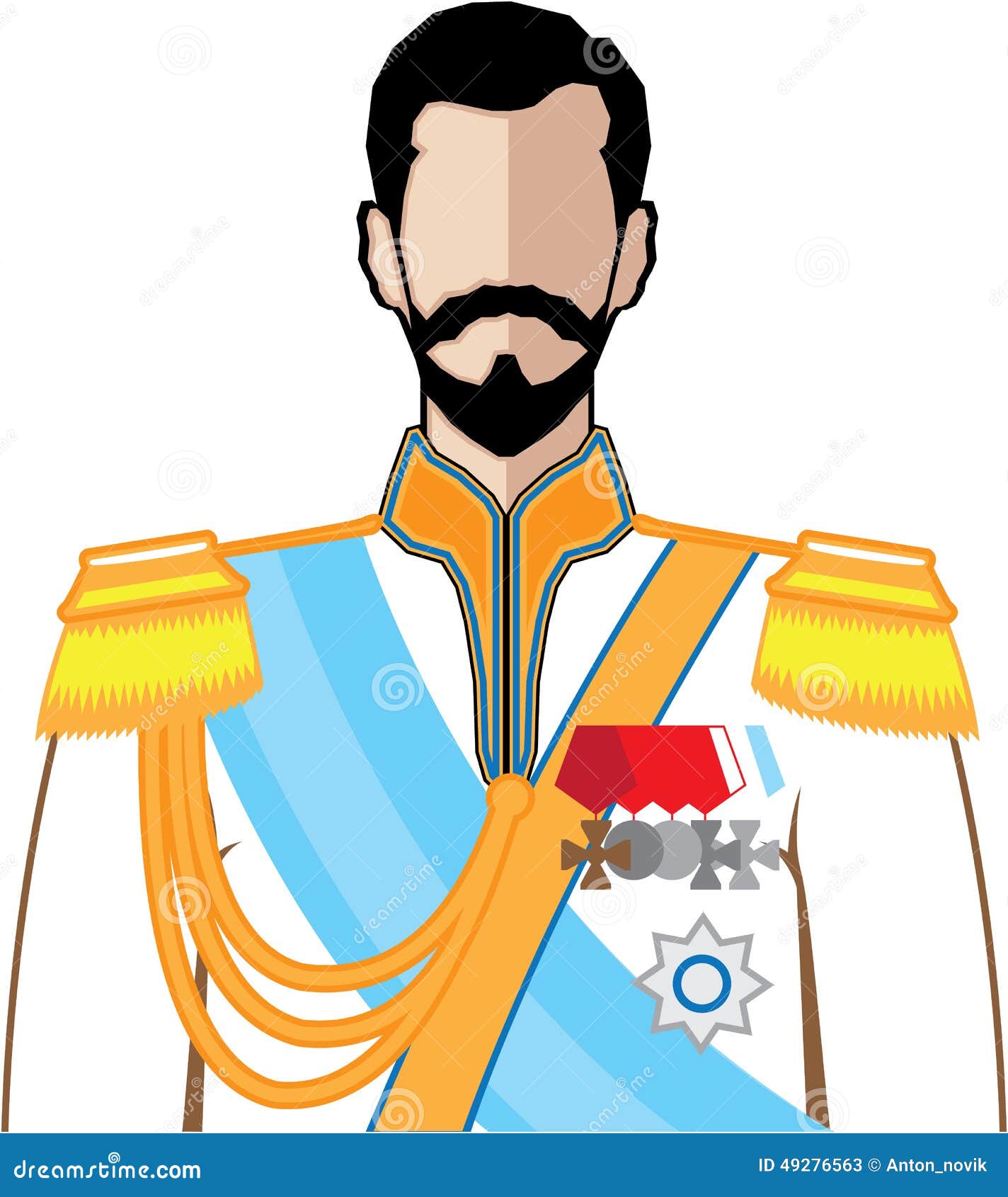 Czar vector stock vector. Illustration of czar, happy - 49276563