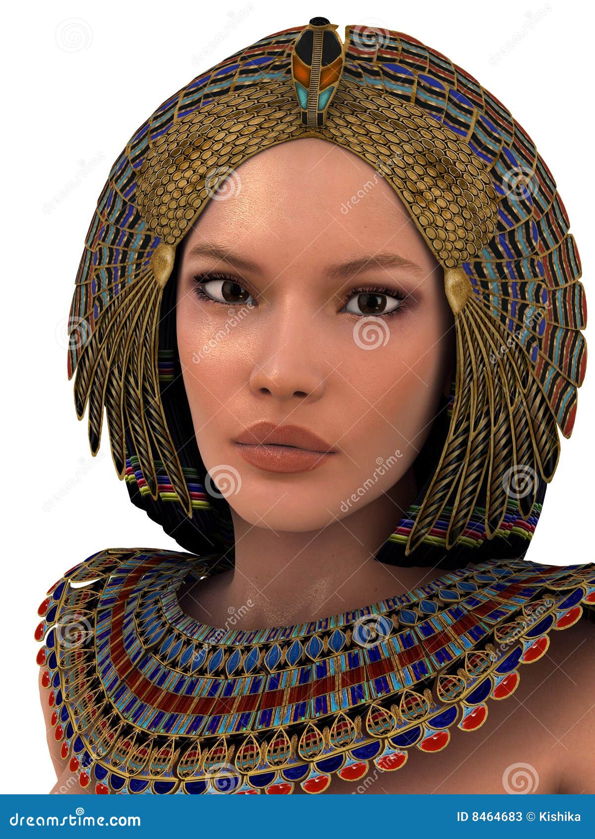 Czarina of Egypt stock illustration. Illustration of woman - 8464683