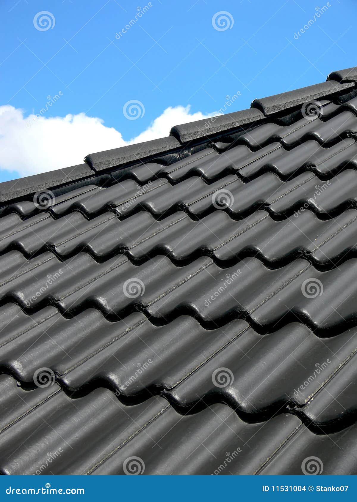 Czarny dach zdjęcie stock. Obraz złożonej z dachy, czerń - 11531004