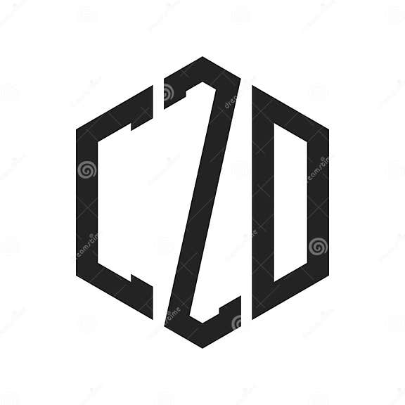 CZD Logo Design. Initial Letter CZD Monogram Logo Using Hexagon Shape ...
