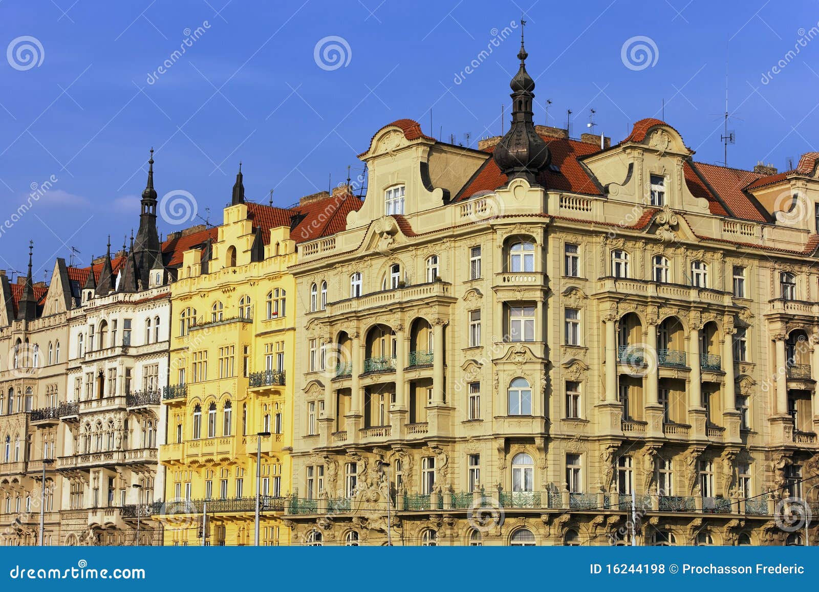 Czech architecture stock photo. Image of capital, prague - 16244198