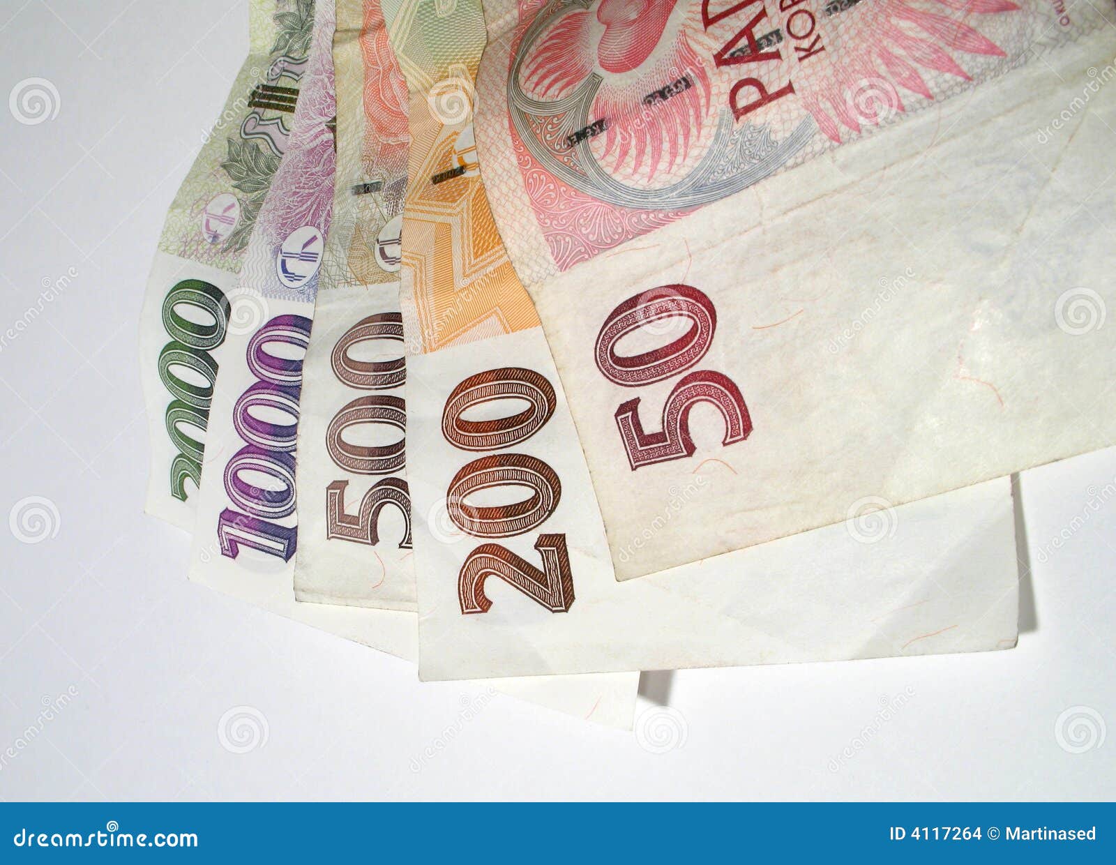 Czech banknotes stock photo. Image of banking, earning - 4117264