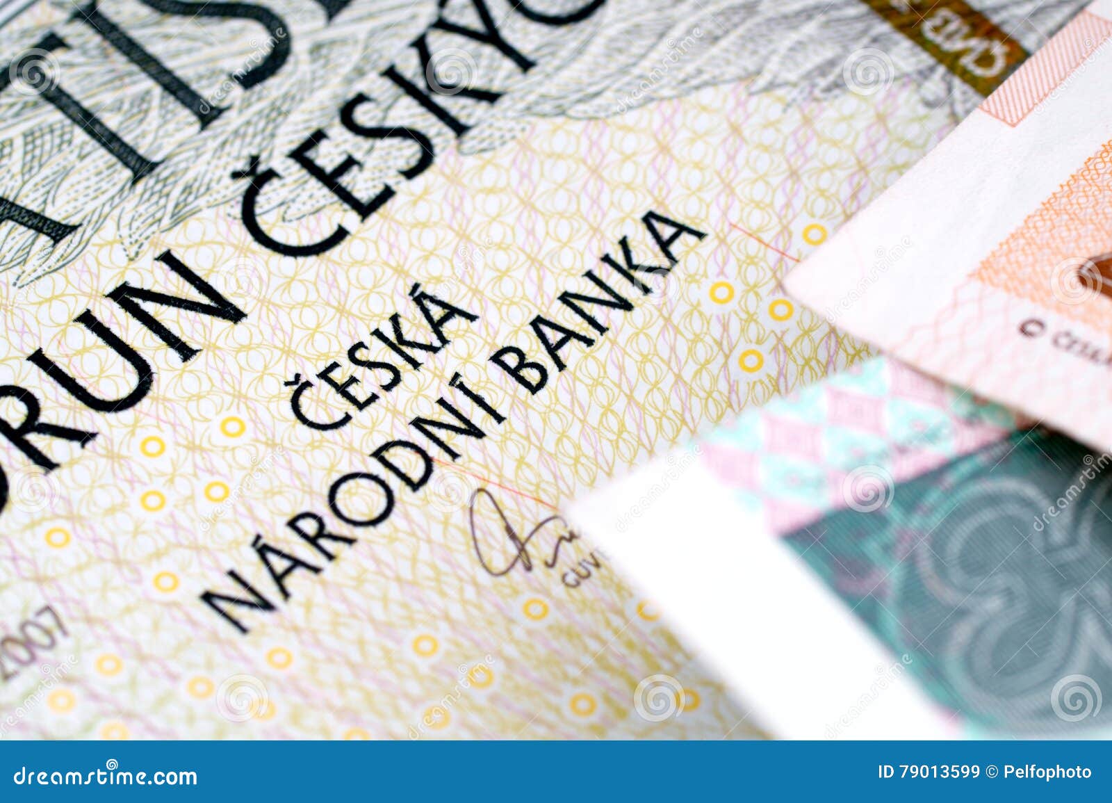 Czech banknotes-crown. stock image. Image of bank, czechs - 79013599