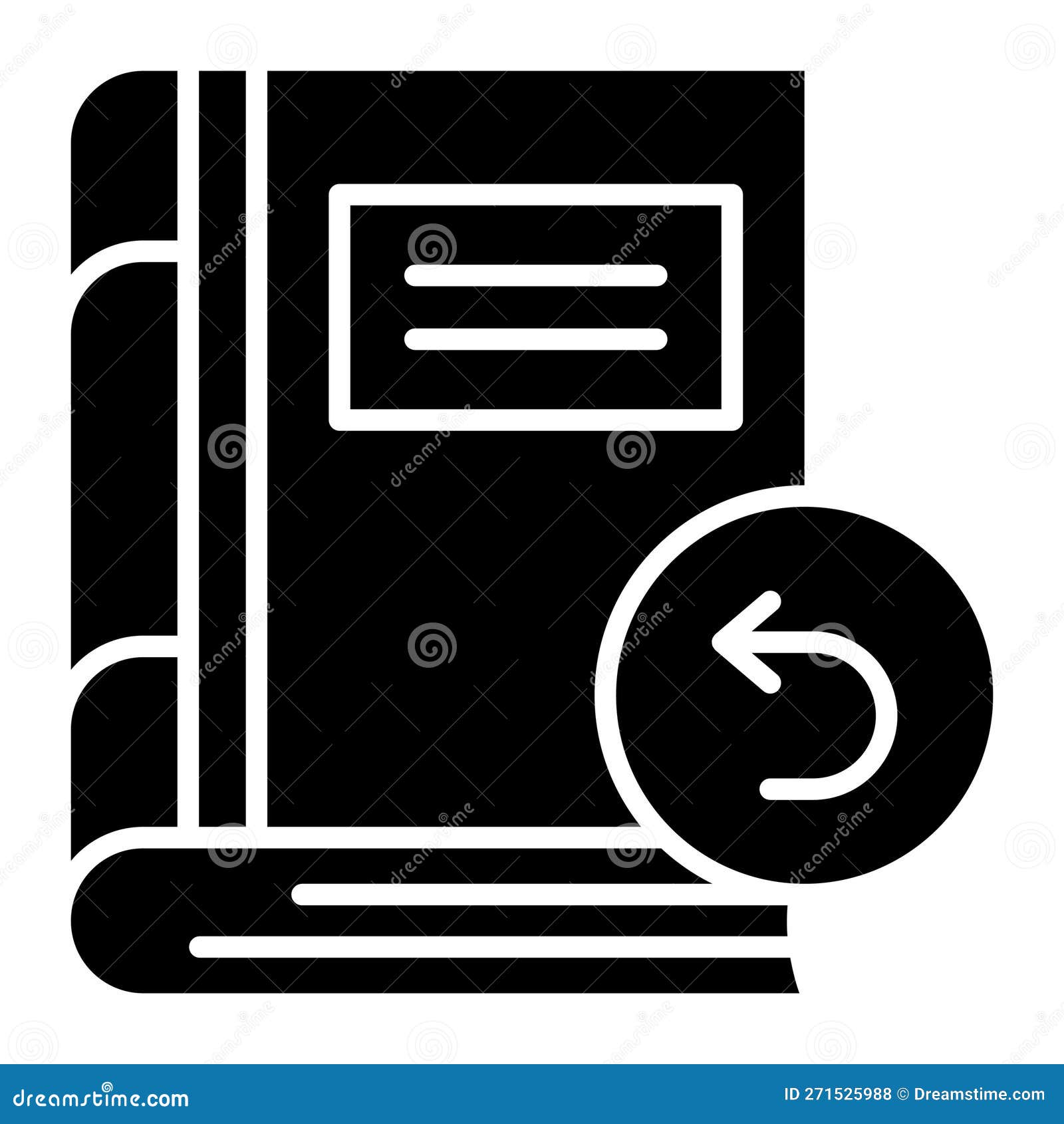 Czech this Beautiful Vector of Return Book in Editable Style Stock ...