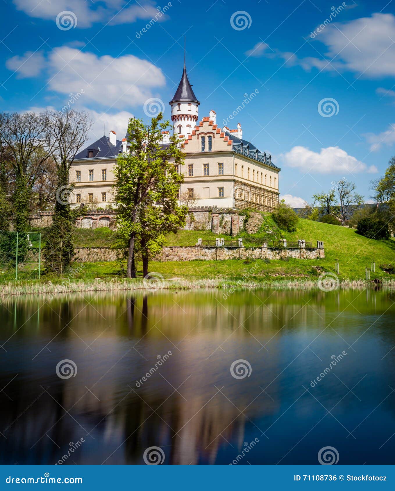 Czech castle Radun stock photo. Image of architecture - 71108736