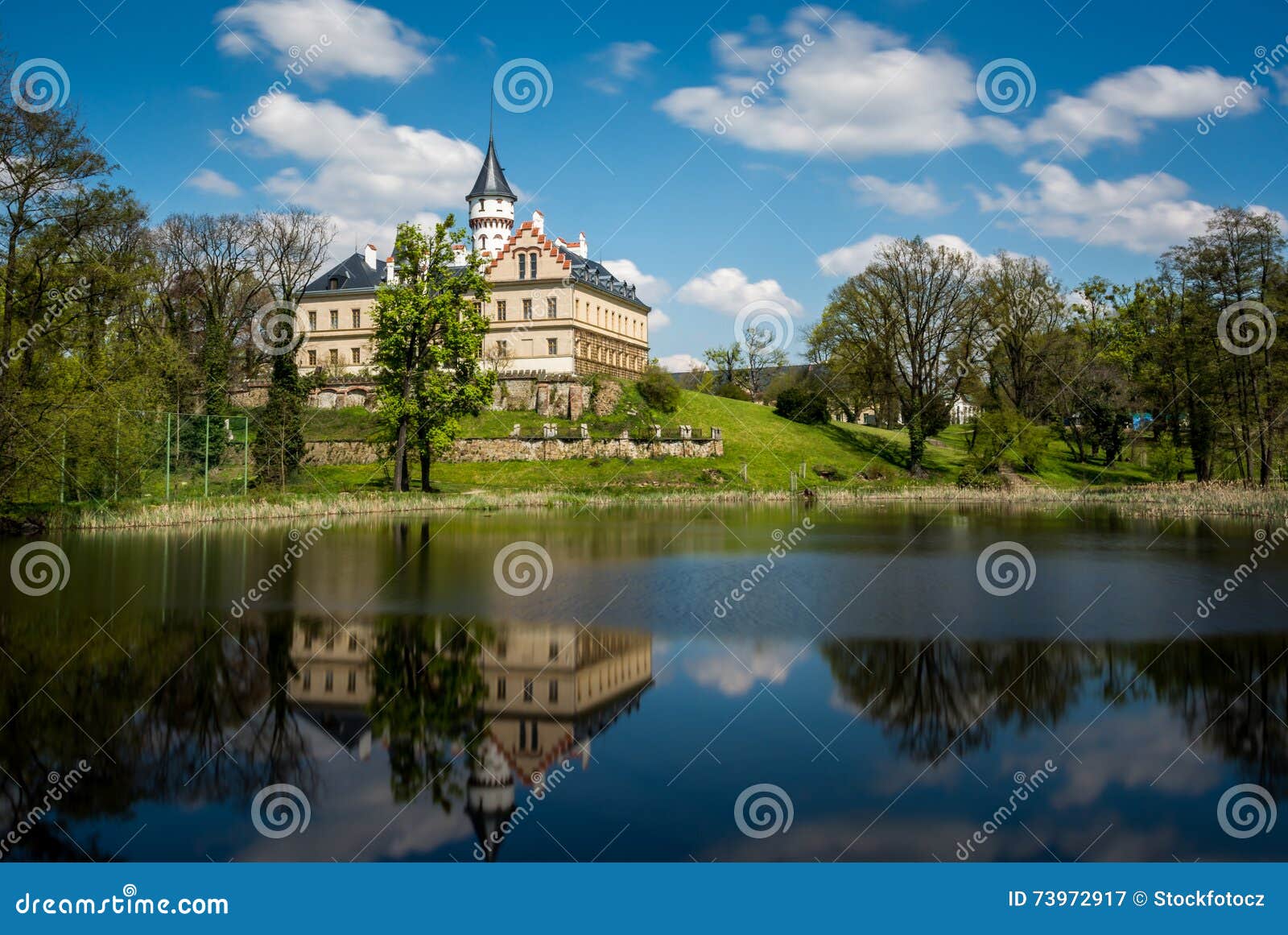 Czech castle Radun stock image. Image of historic, tale - 73972917