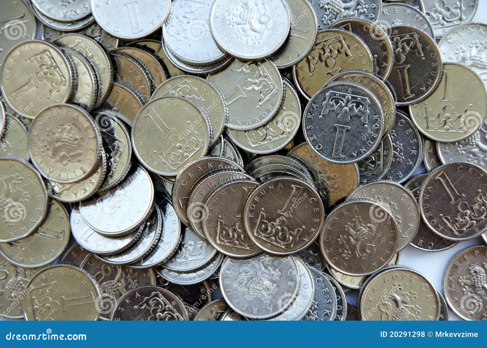 Czech coins stock photo. Image of credit, prague, republic - 20291298