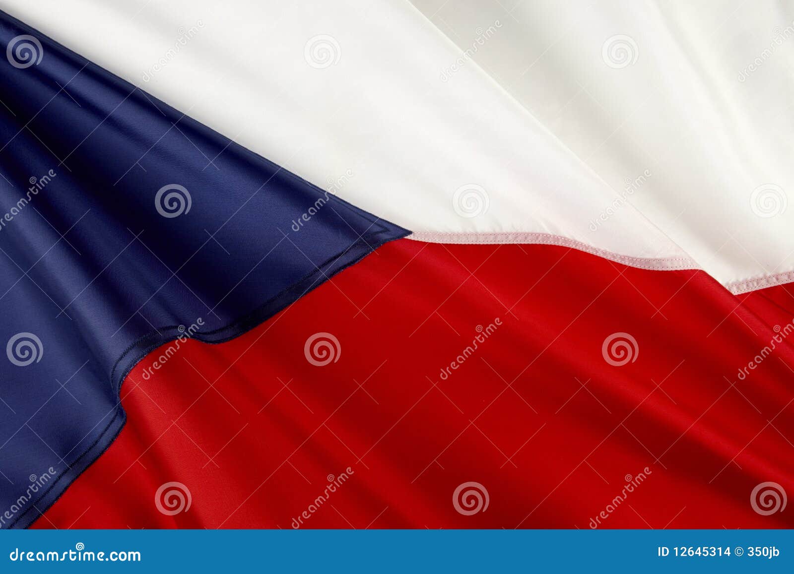 Czech flag stock photo. Image of white, blue, republic - 12645314