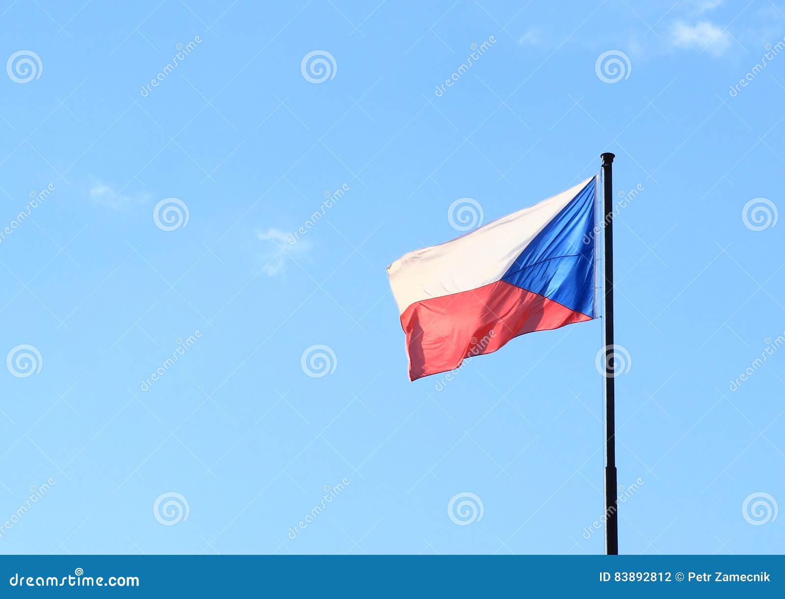 Czech flag stock photo. Image of sign, flag, blue, republic - 83892812