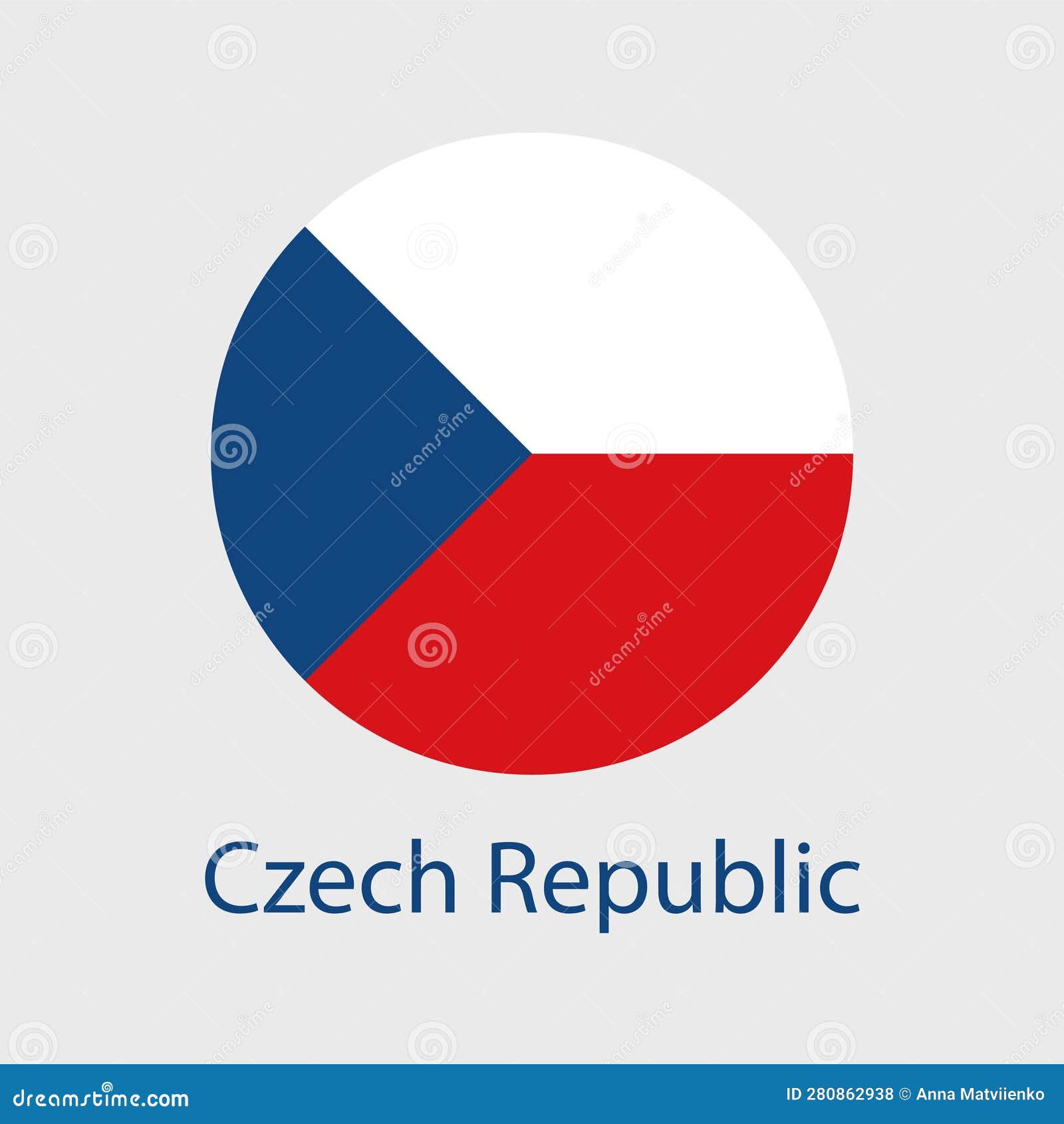Czech Flag Vector Icons Set of Illustrations Stock Vector ...