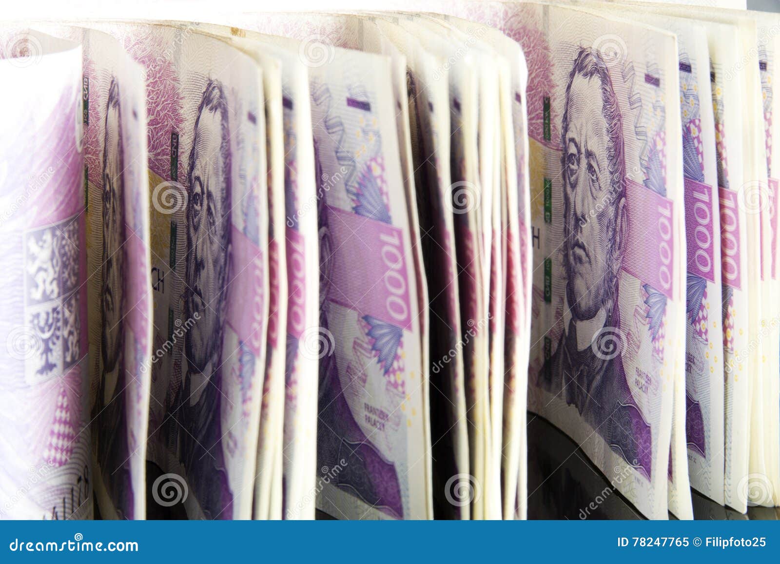 Czech Koruna banknotes stock image. Image of note, concept - 78247765