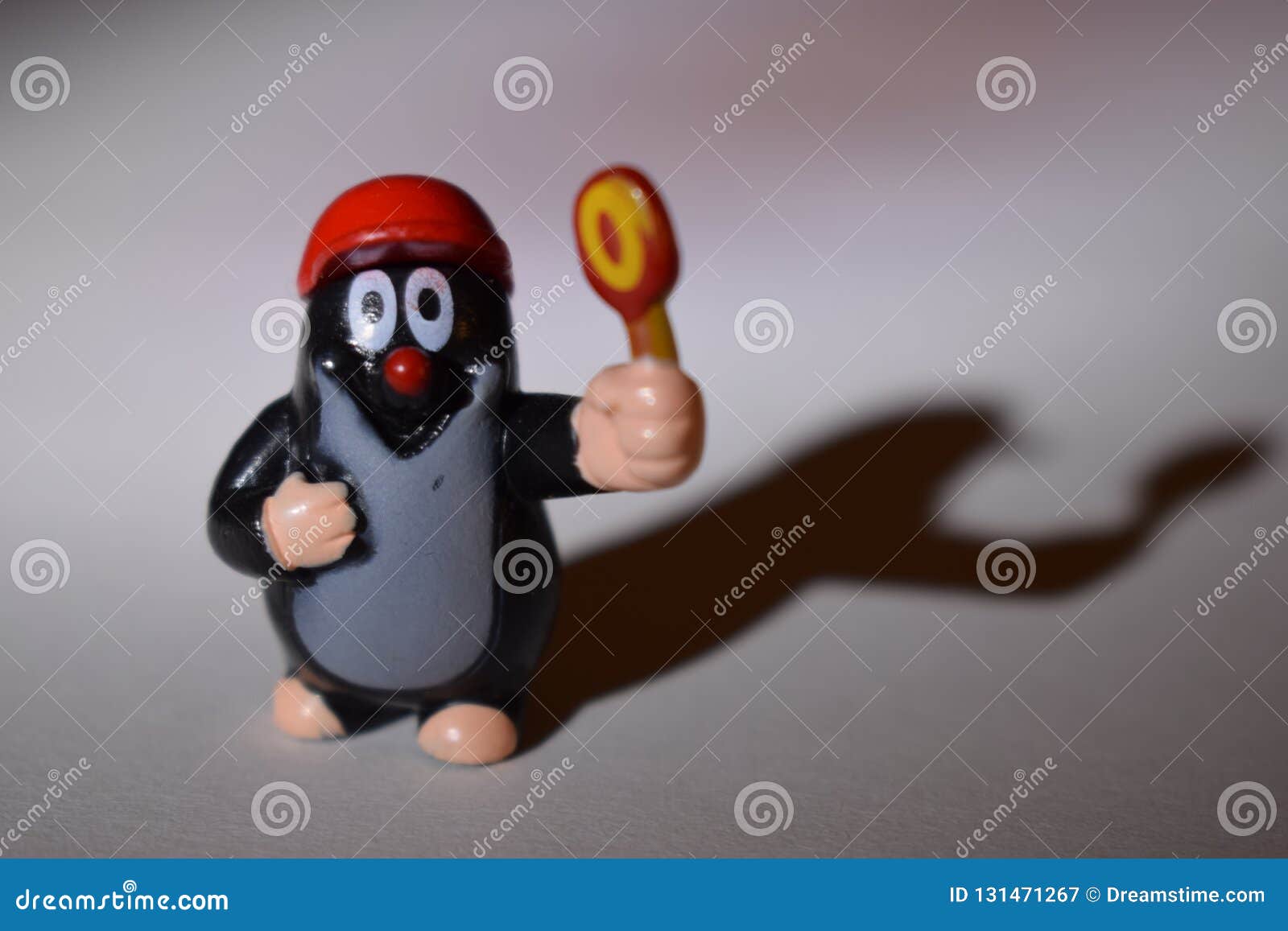 Czech Small Mole with Lollipop Stock Image - Image of shadow, mini ...