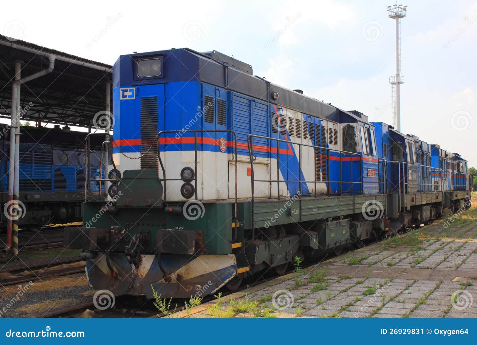 Czech locomotive editorial photo. Image of railway, liberec - 26929831