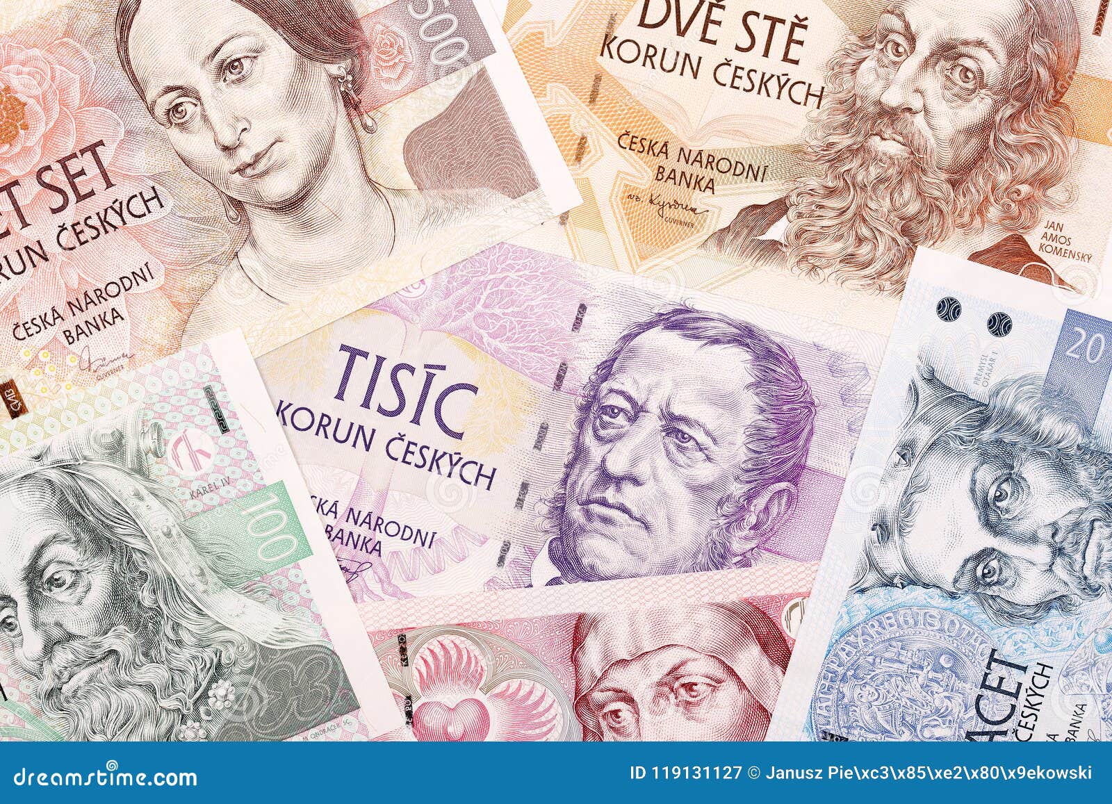 Czech money, a background stock image. Image of koruna - 119131127