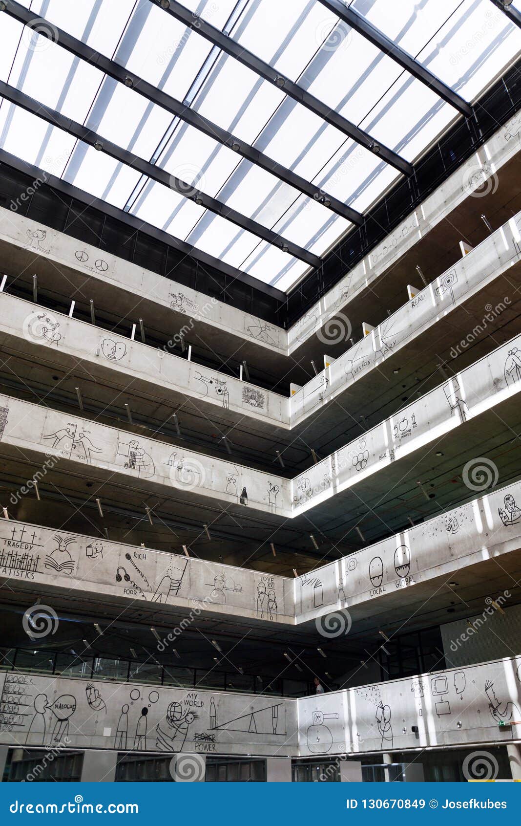 The Czech National Library of Technology in Prague, Czech Republic ...