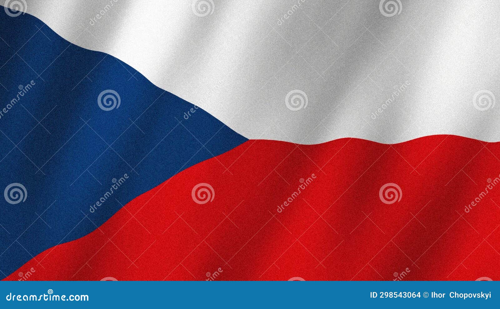 Czech Republic Flag Waving in the Wind. Flag of Czech Republic Images ...