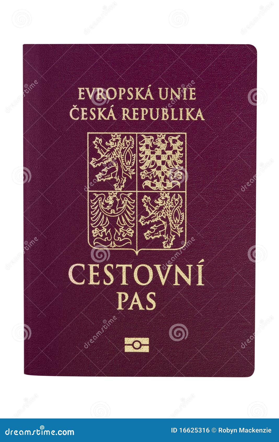 Czech Republic Passport stock photo. Image of passport - 16625316