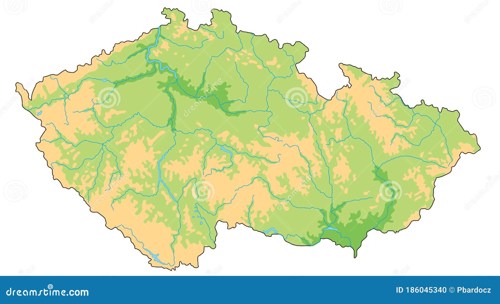 Ostrava Map. Detailed Map Of Ostrava City Poster With Streets ...