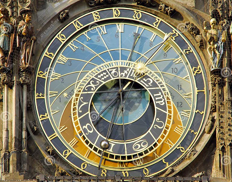 Czech Republic, Prague: the Astronomical Clock Stock Image - Image of ...