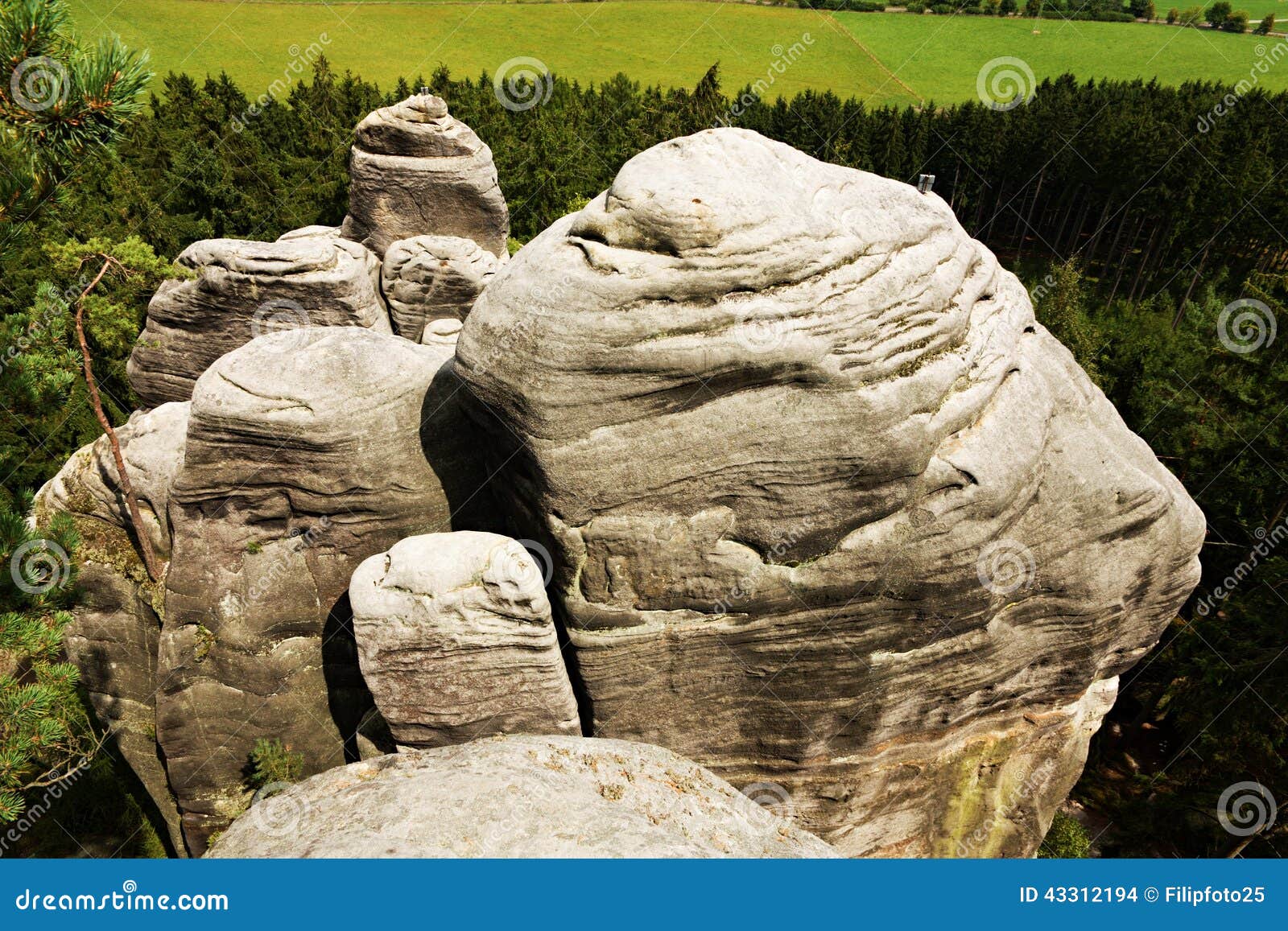 Czech rock town stock photo. Image of erosion, climbing - 43312194