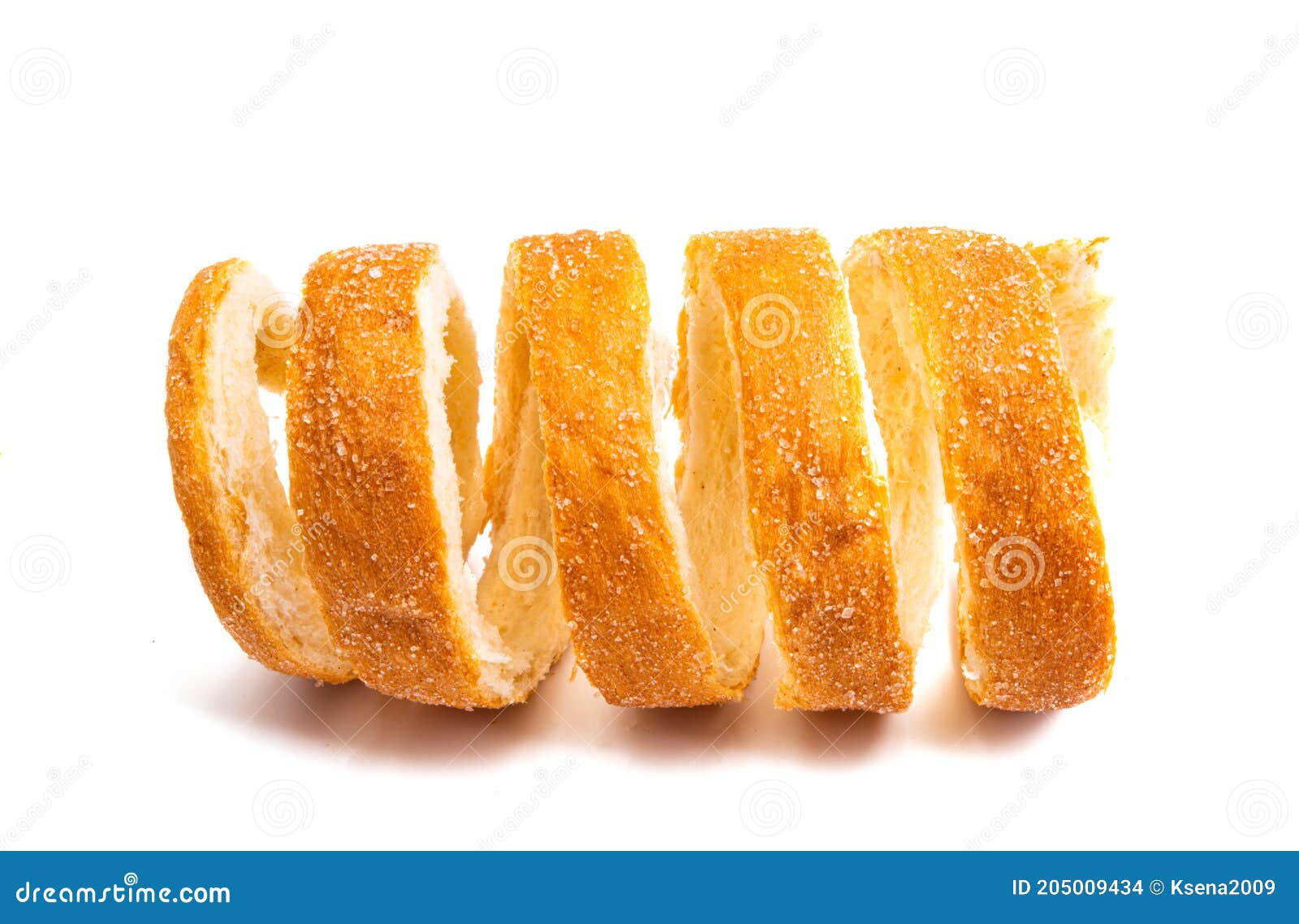 Czech trdelnik isolated stock photo. Image of background - 205009434