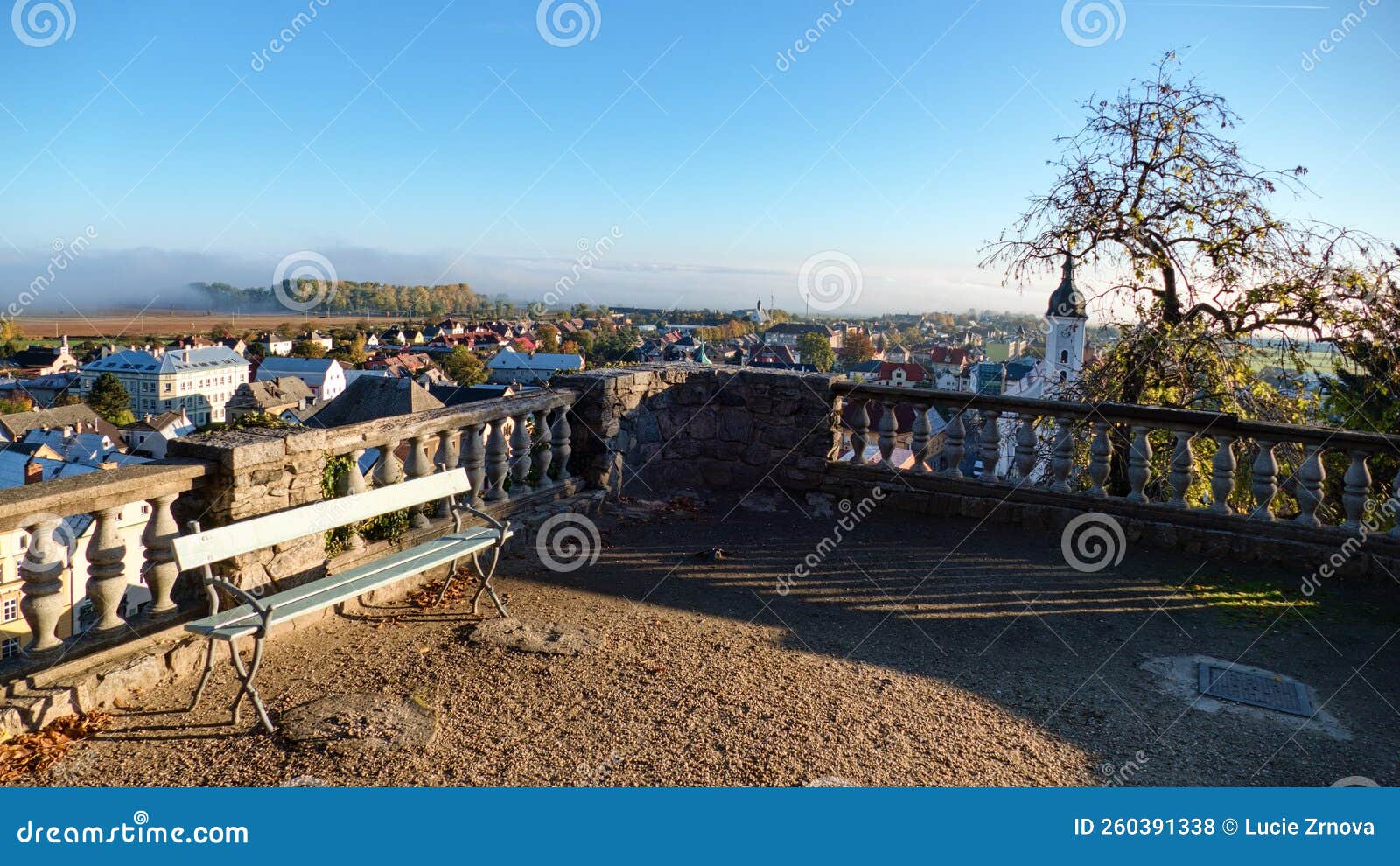 Czech Village Landscape in Countryside Stock Photo - Image of landscape ...