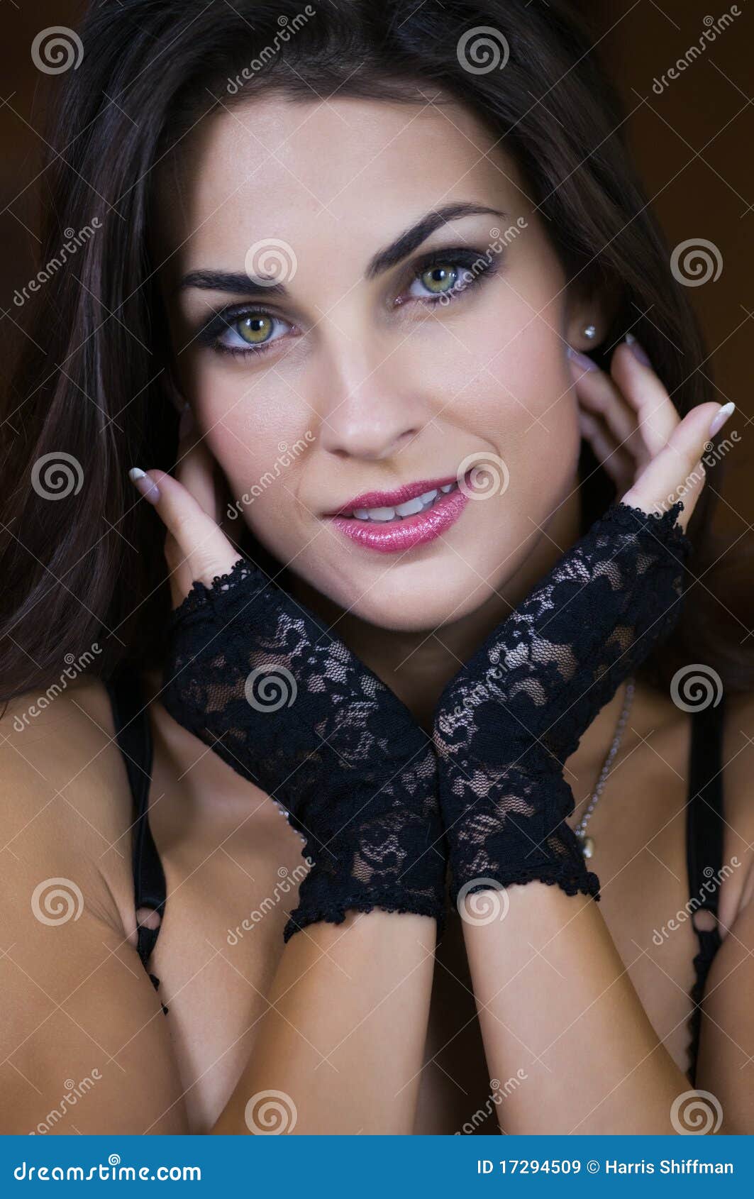 Czech woman stock image. Image of black, attractive, lace - 17294509