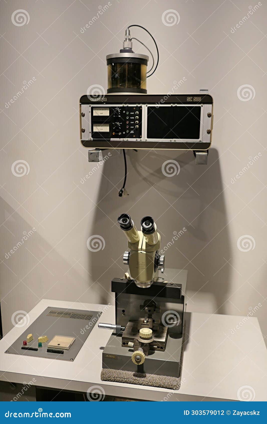 Czechoslovak Ultramicrotome Tesla BS 490 from Year 1970, Device Used ...