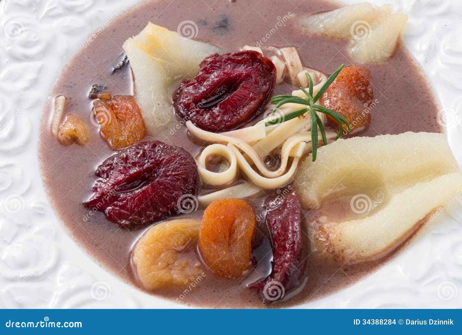 Czernina is a Polish soup stock photo. Image of fruit - 34388284