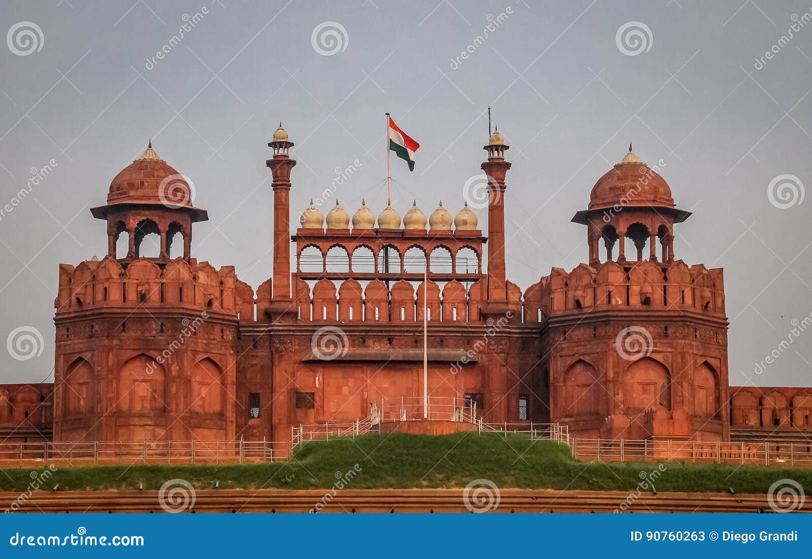 Czerwony Fort - Delhi, India Obraz Stock - Obraz złożonej z ...