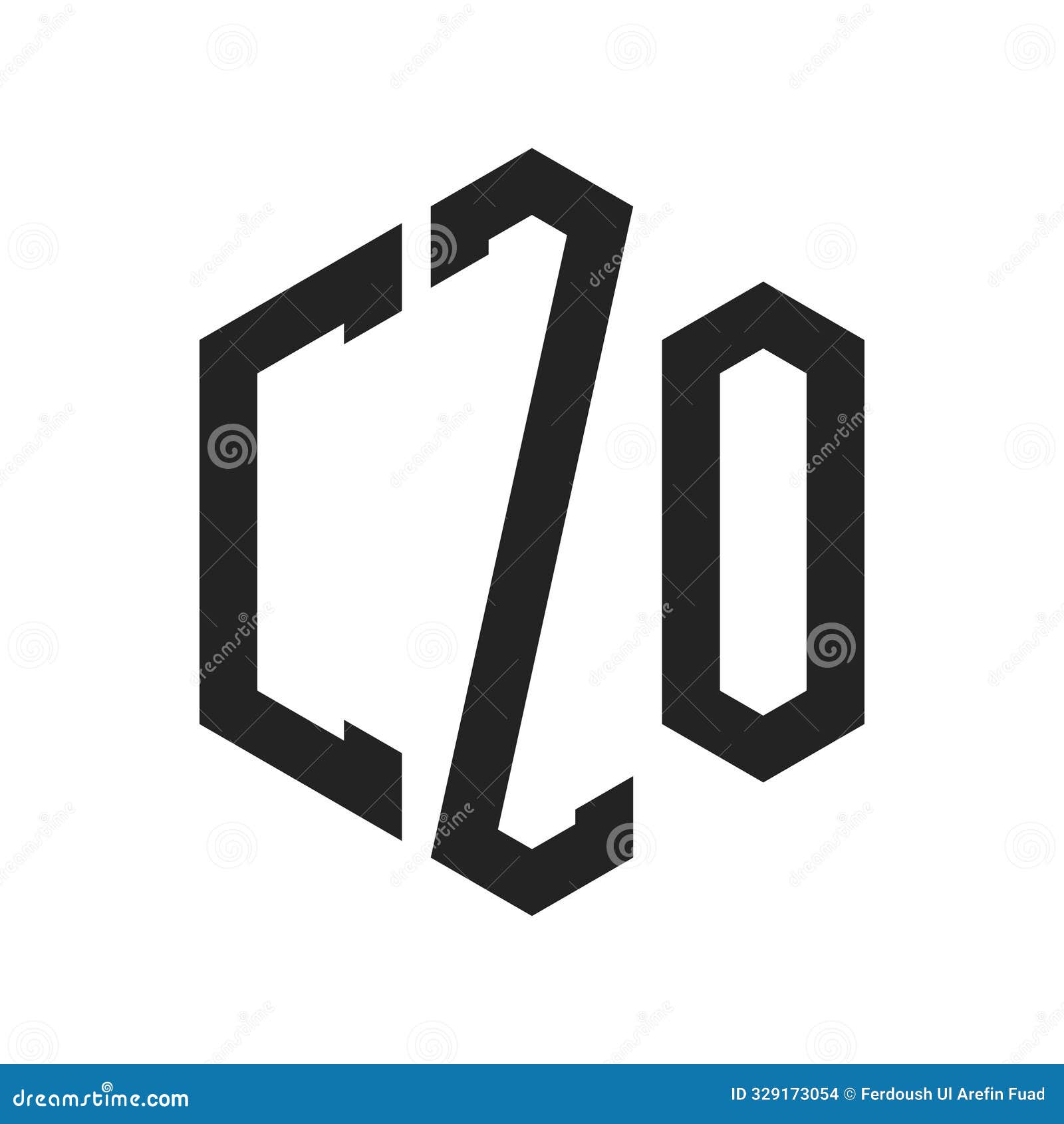 CZO Logo Design. Initial Letter CZO Monogram Logo Using Hexagon Shape ...