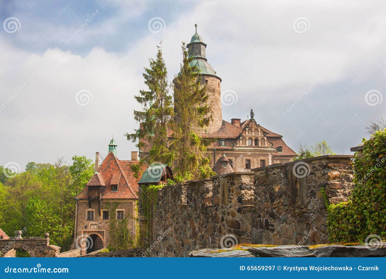 Czoch Castle, Lesna, Poland Stock Image - Image of aged, vacation: 65659297