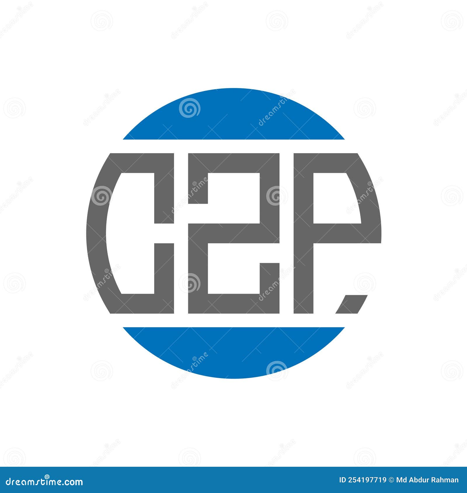 CZP Letter Logo Design on White Background. CZP Creative Initials ...