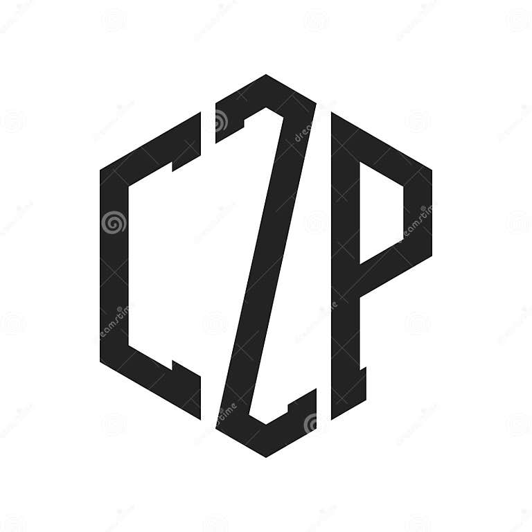 CZP Logo Design. Initial Letter CZP Monogram Logo Using Hexagon Shape ...