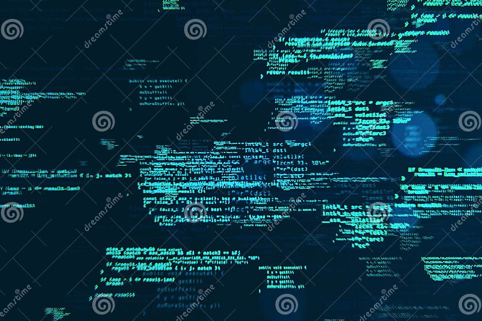 Código Creativo HTML Idioma En Segundo Plano. Concepto De Programación Y Desarrollo Web Foto de ...