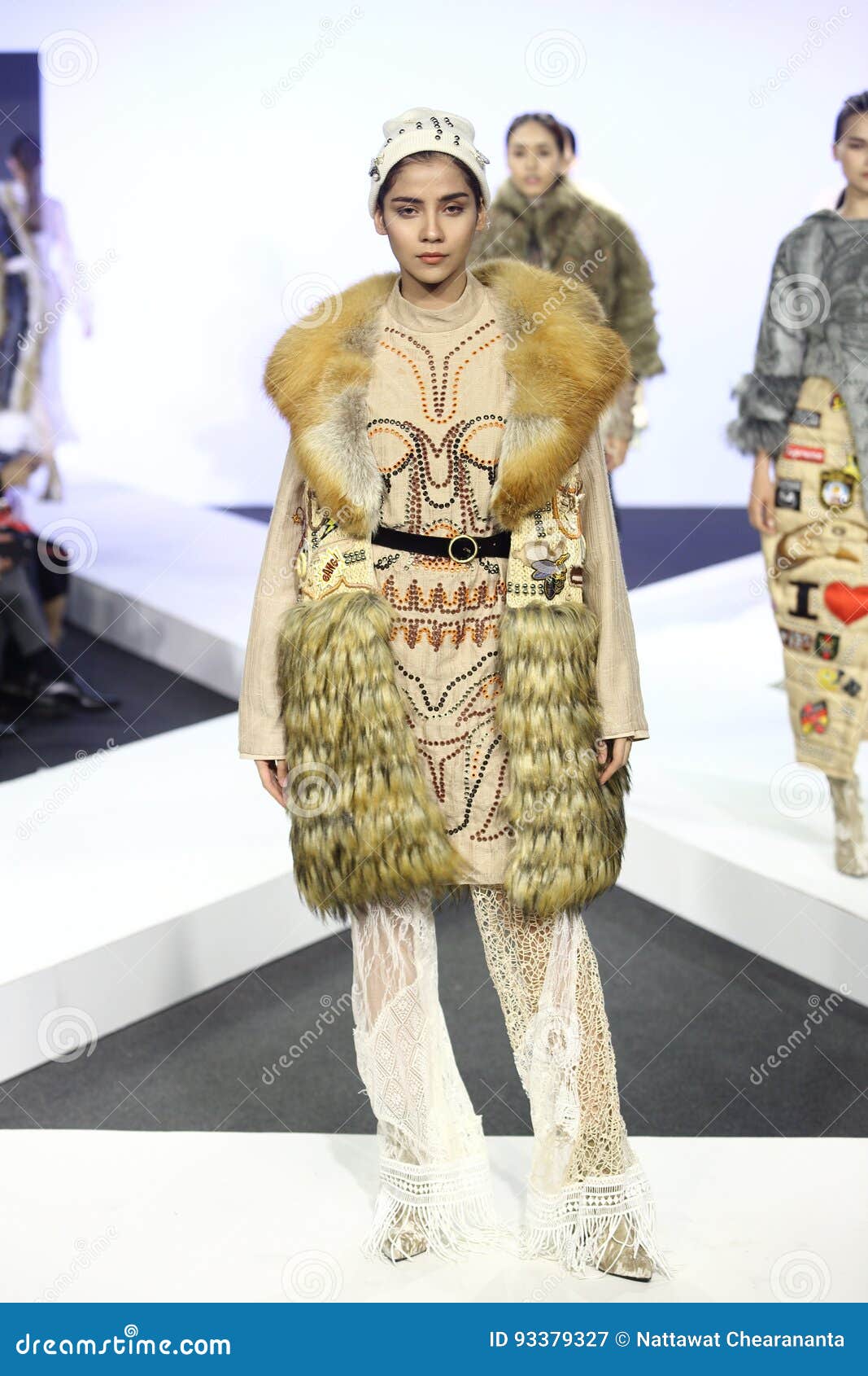 Défilé de mode gradué de photographie éditorial. Image du horizontal ...