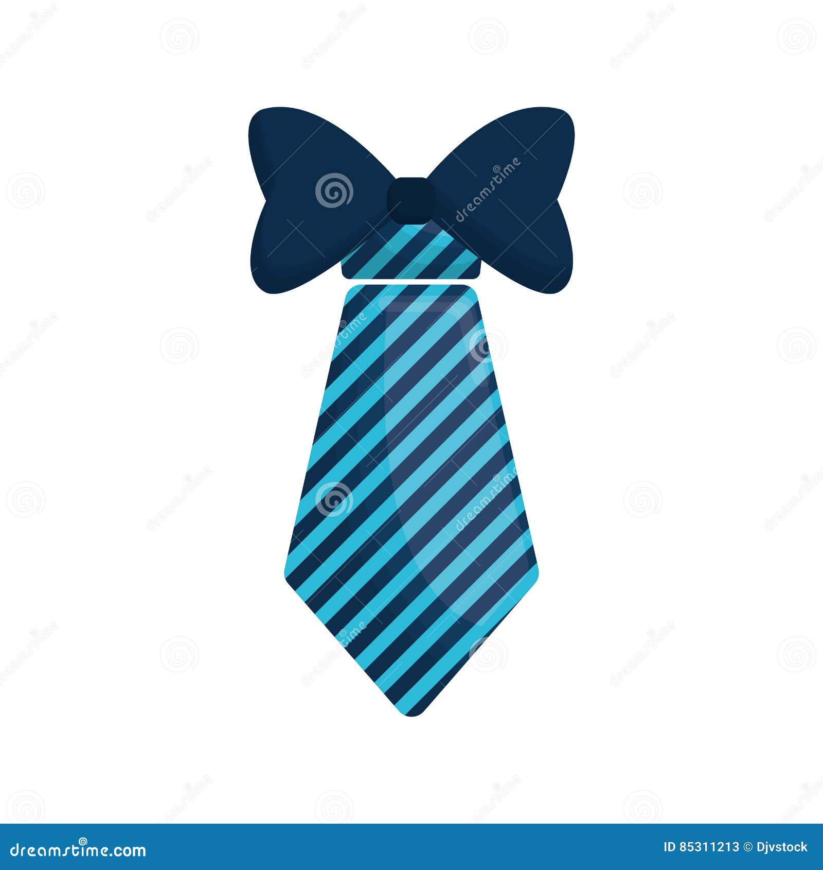 Día De Padre Elegante Del Bowtie De La Corbata Stock de ilustración ...