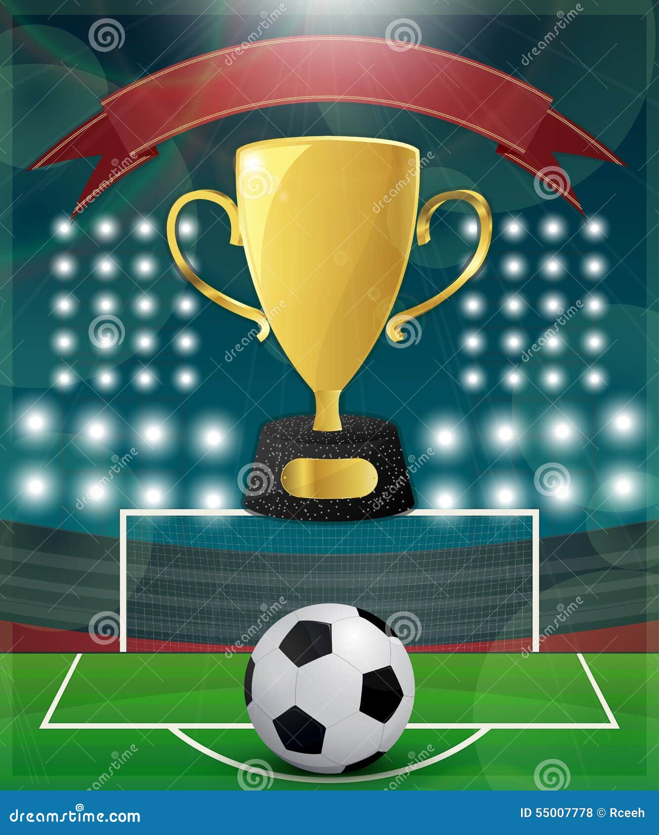 Día del partido de fútbol ilustración del vector. Ilustración de ...