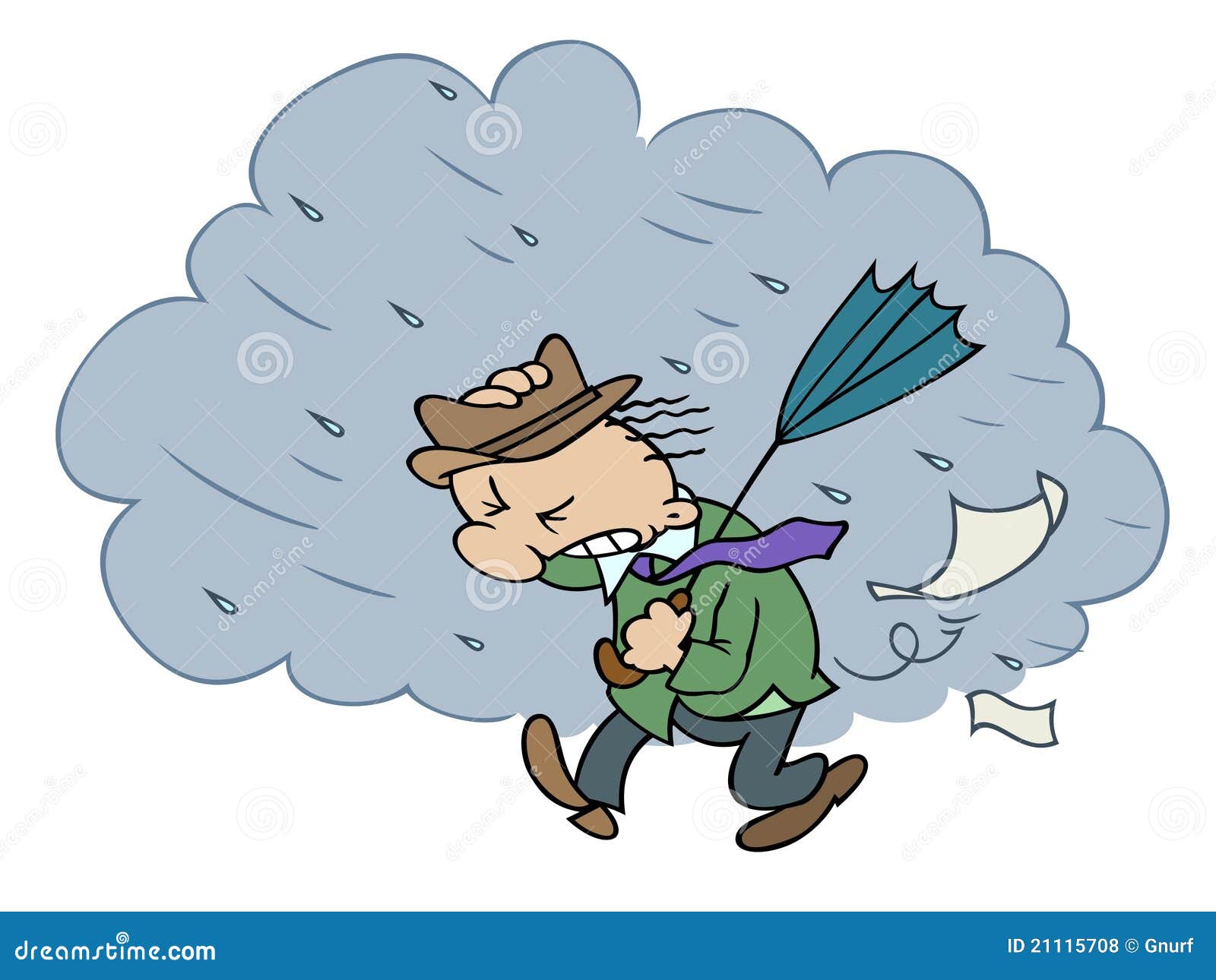 Día tempestuoso ilustración del vector. Ilustración de agujas - 21115708