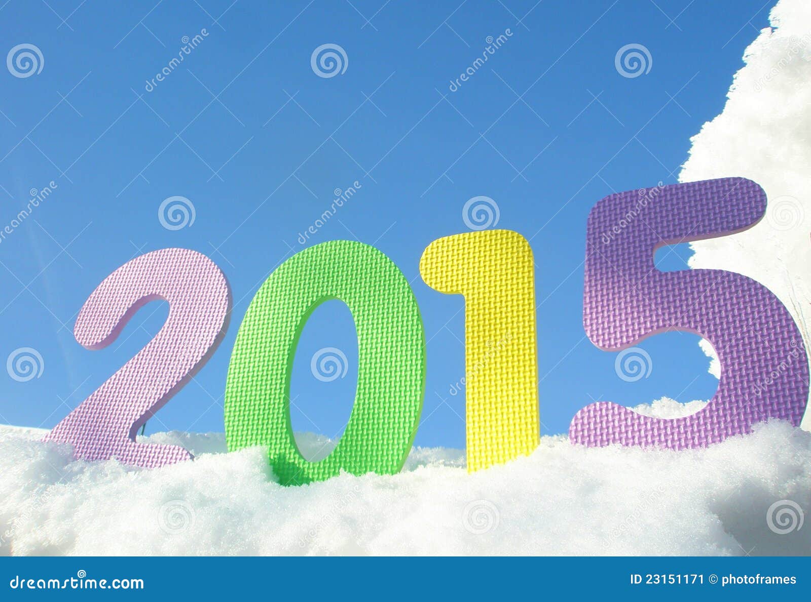 Dígitos De La Feliz Año Nuevo 2015 Imagen de archivo - Imagen de ...