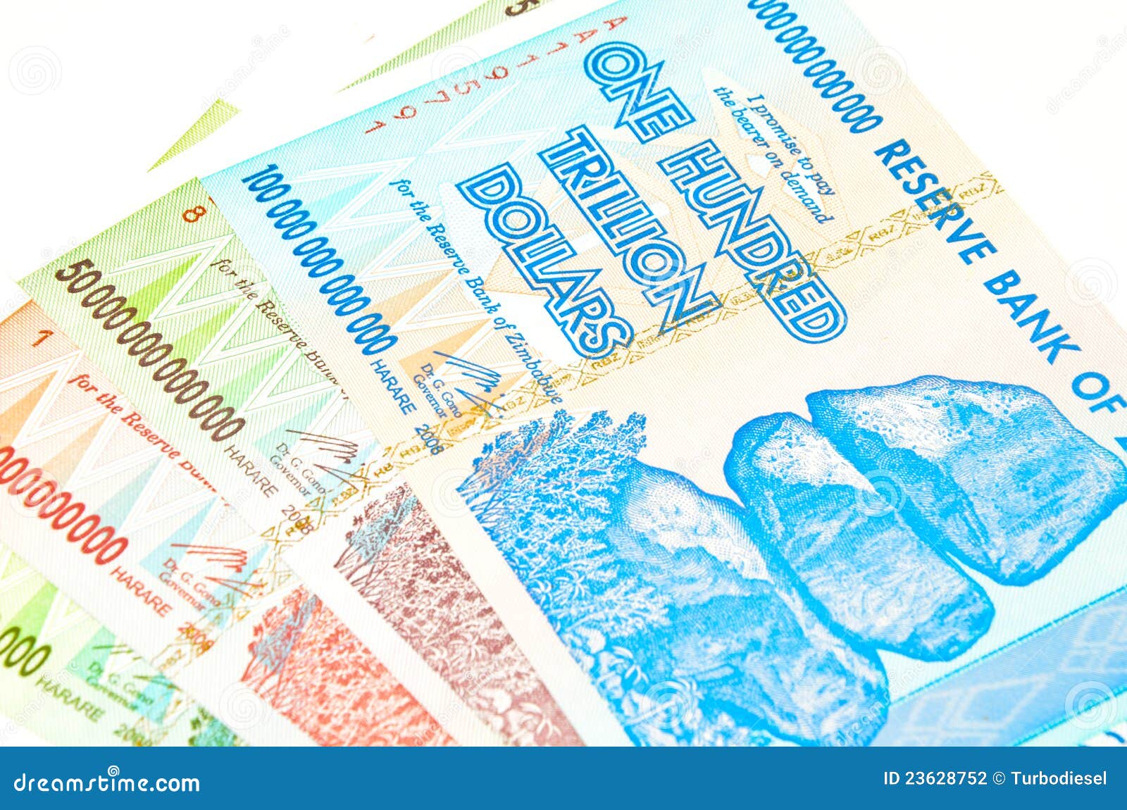 Dólares de Zimbabwe foto de archivo. Imagen de fondo - 23628752