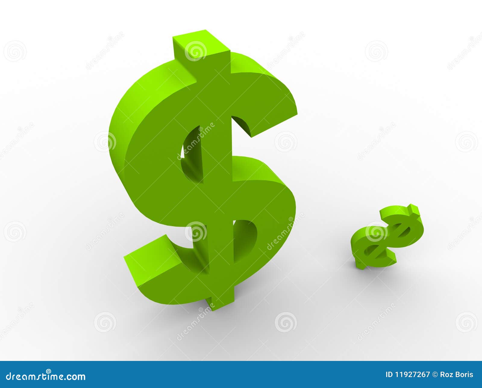 Dólares verdes stock de ilustración. Ilustración de dinero - 11927267