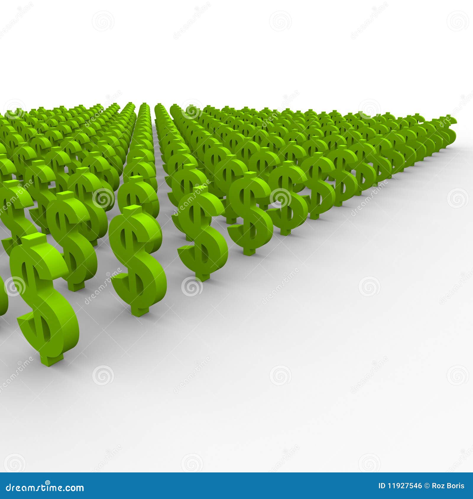 Dólares verdes stock de ilustración. Ilustración de medida - 11927546