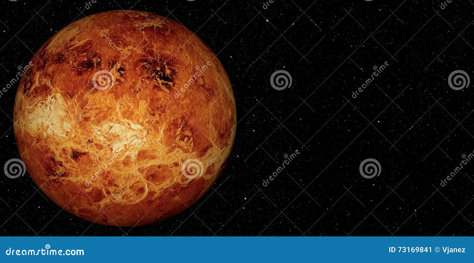 3D übertragen Den Planeten Venus Stock Abbildung - Illustration von ...