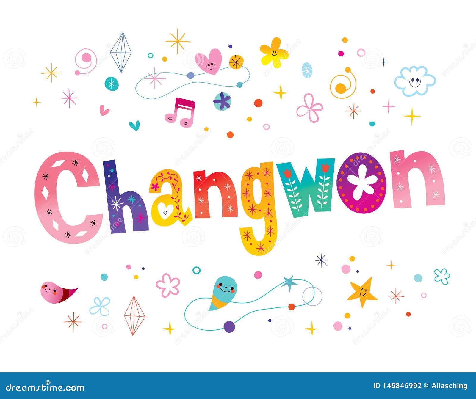 Changwon City in South Korea Stock Vector - Illustration of metropolis ...