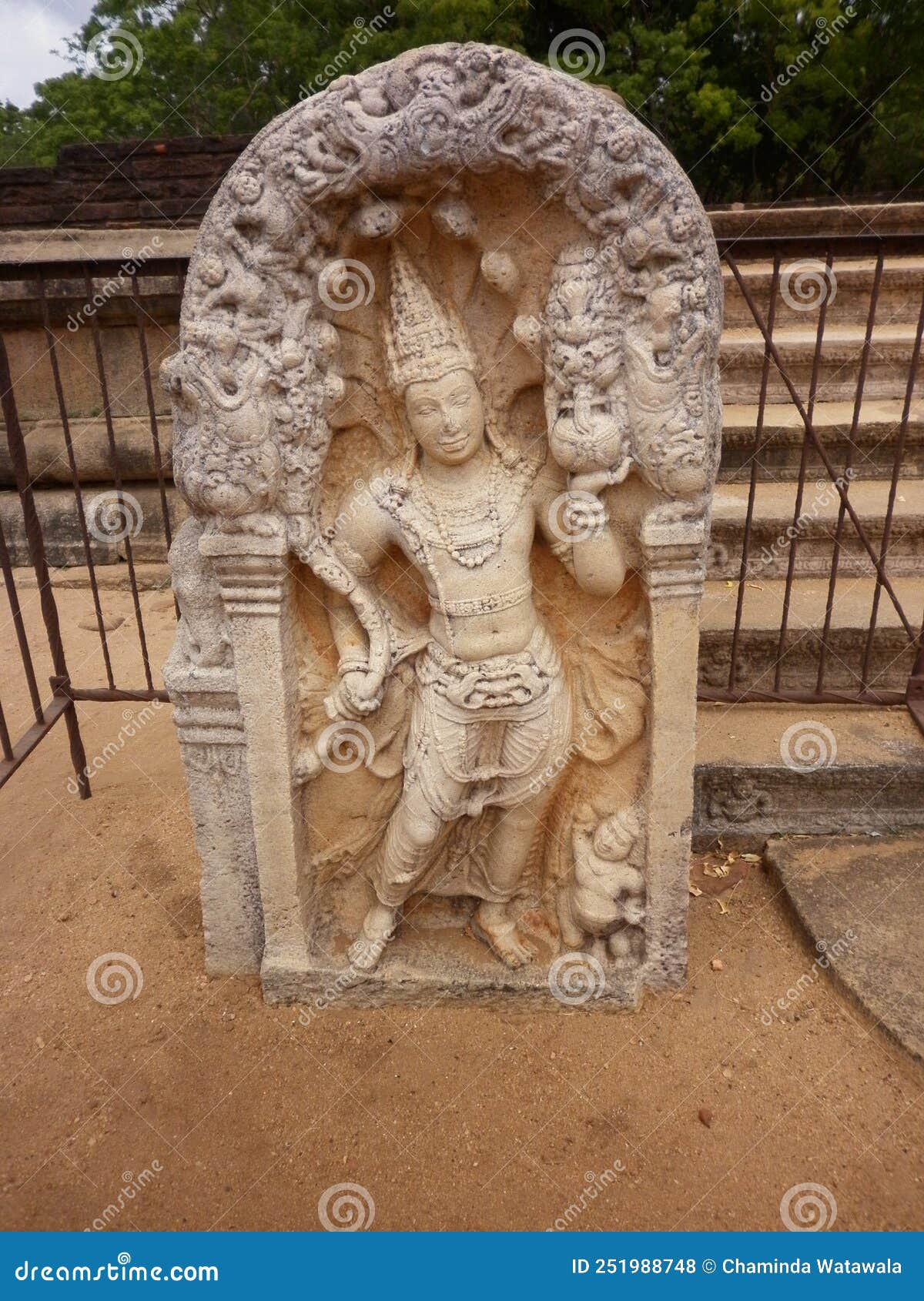 Guard Stone(Muragala) -Rathna Prasada- Anuradhapura, Sri Lanka. Stock ...