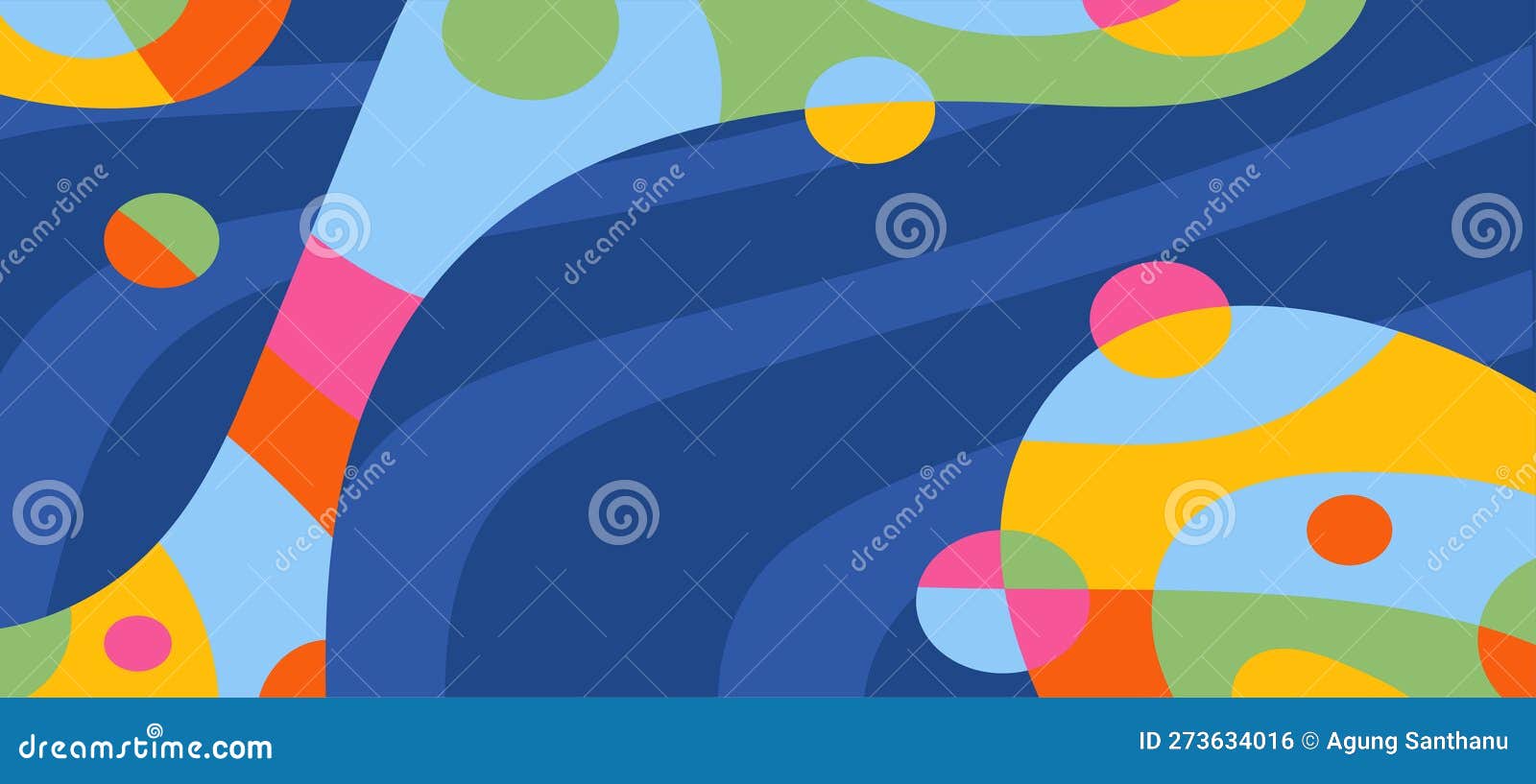 Abstract Background with Collage of Various Curvy Shapes and Texture ...