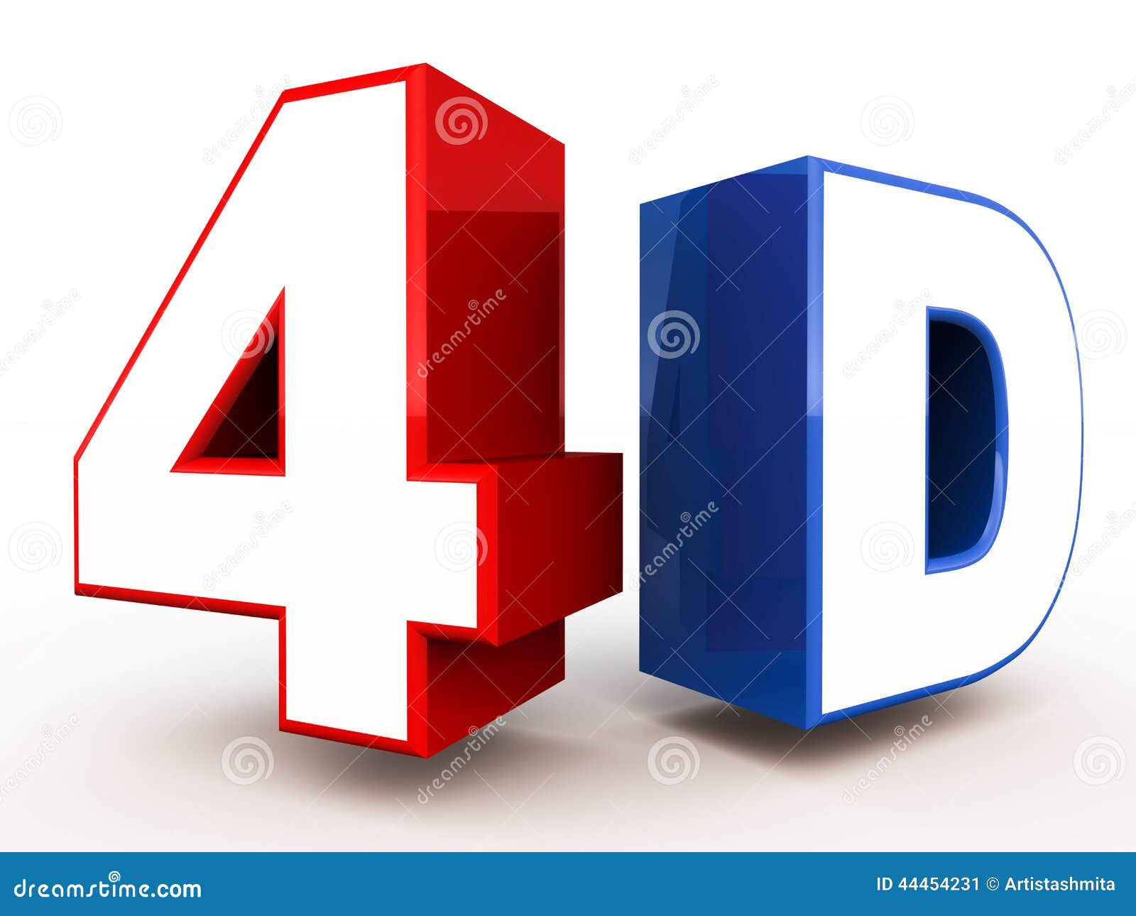 4d stock de ilustración. Ilustración de experiencia, cuatro - 44454231